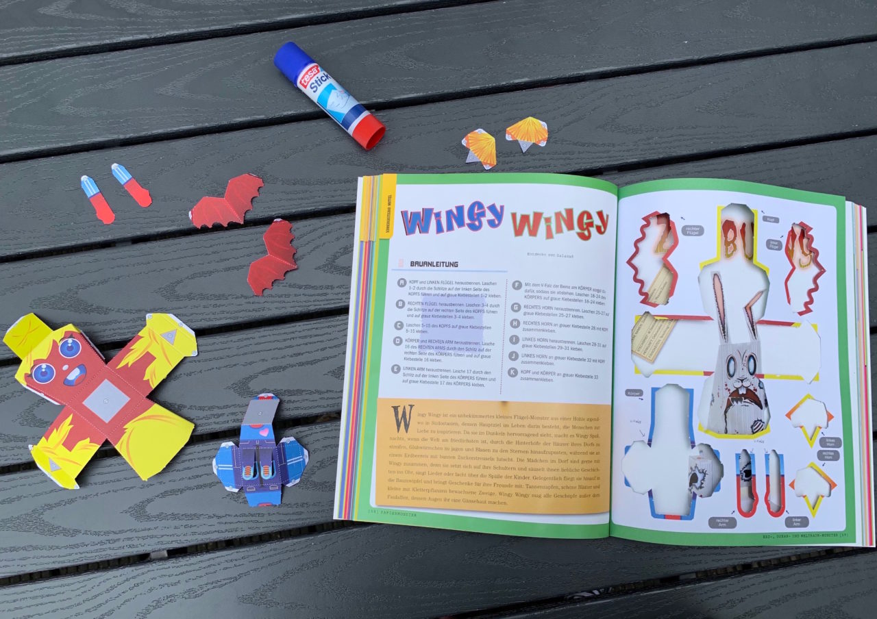Papiermonster „Wingy Wingy“ - DIY-Family
