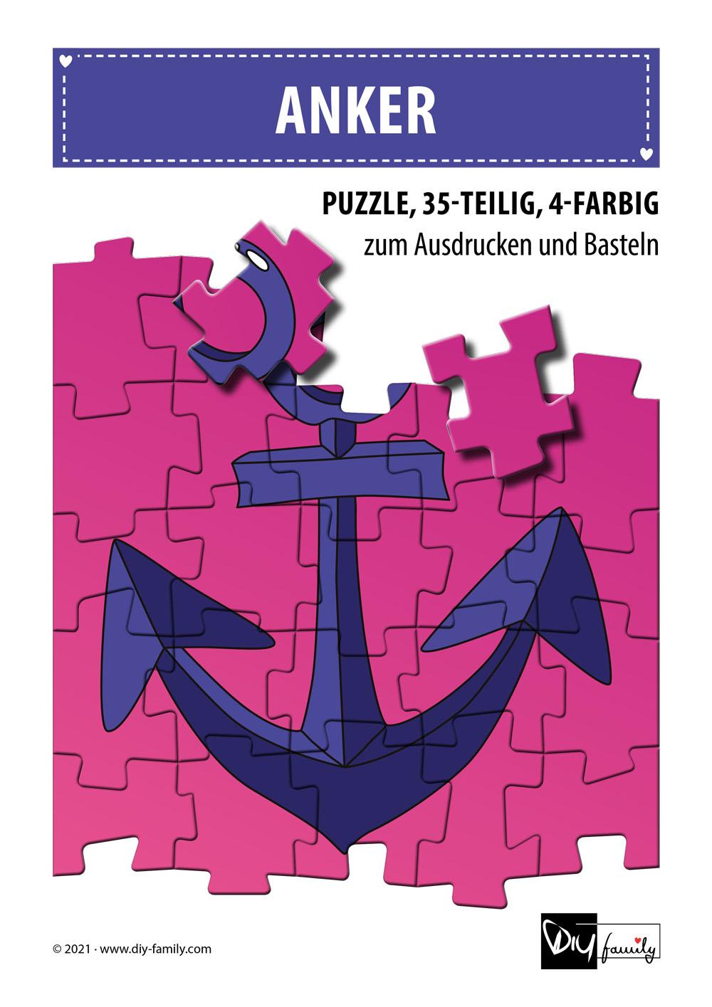 Anker – Puzzle - DIY-Family
