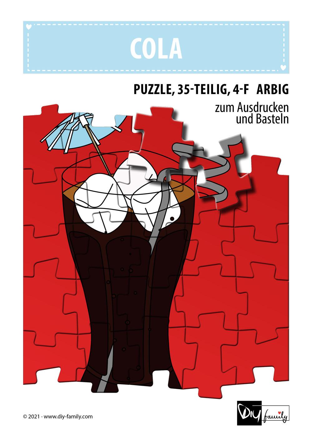 Cola – Puzzle - DIY-Family