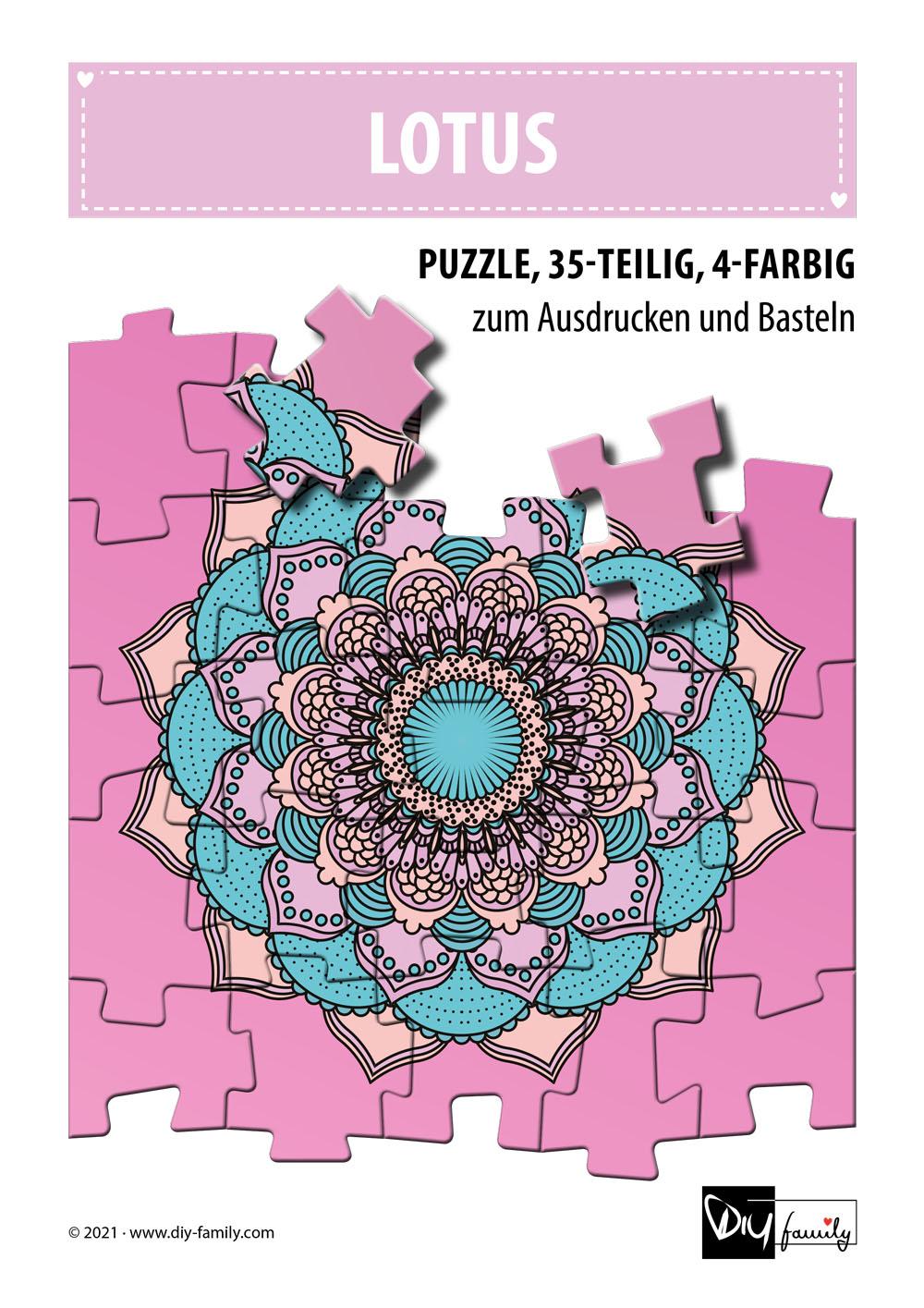 Lotus – Puzzle - DIY-Family