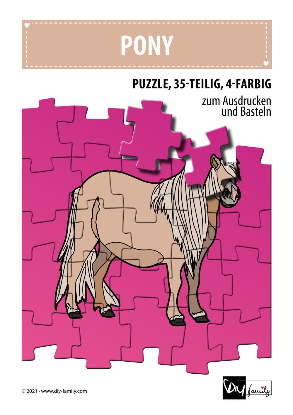 Pony – Puzzle - DIY-Family