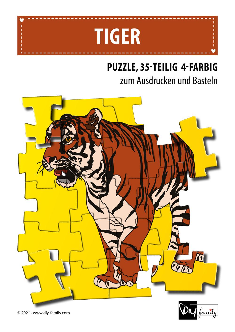 Tiger – Puzzle - DIY-Family