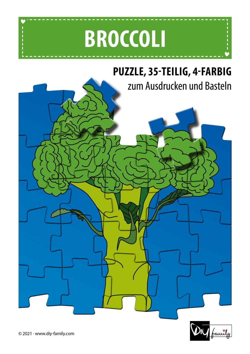Broccoli – Puzzle - DIY-Family