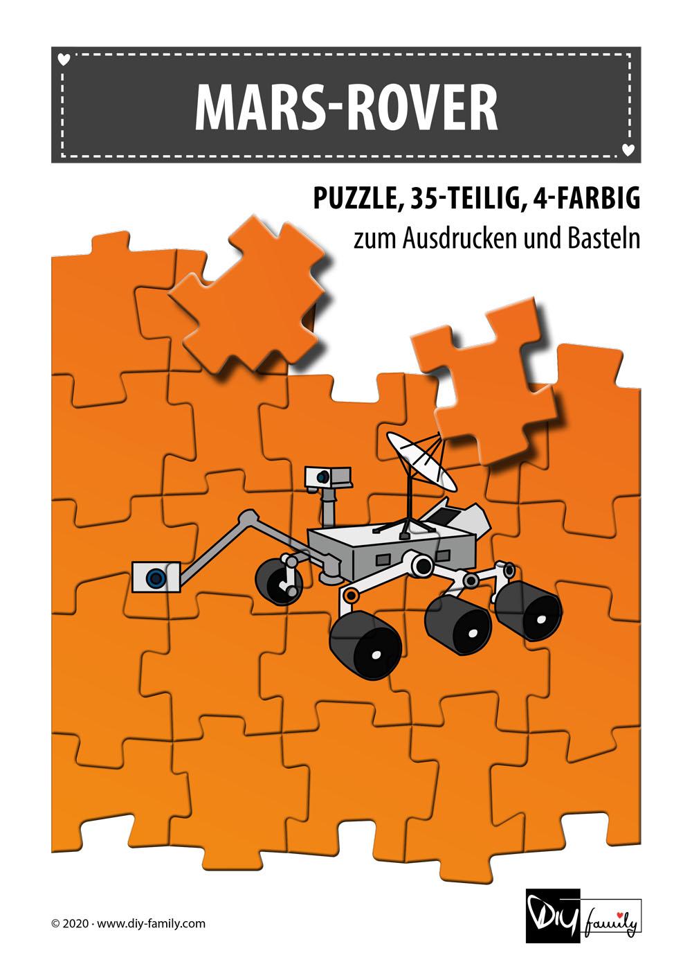 Mars Rover – Puzzle - DIY-Family