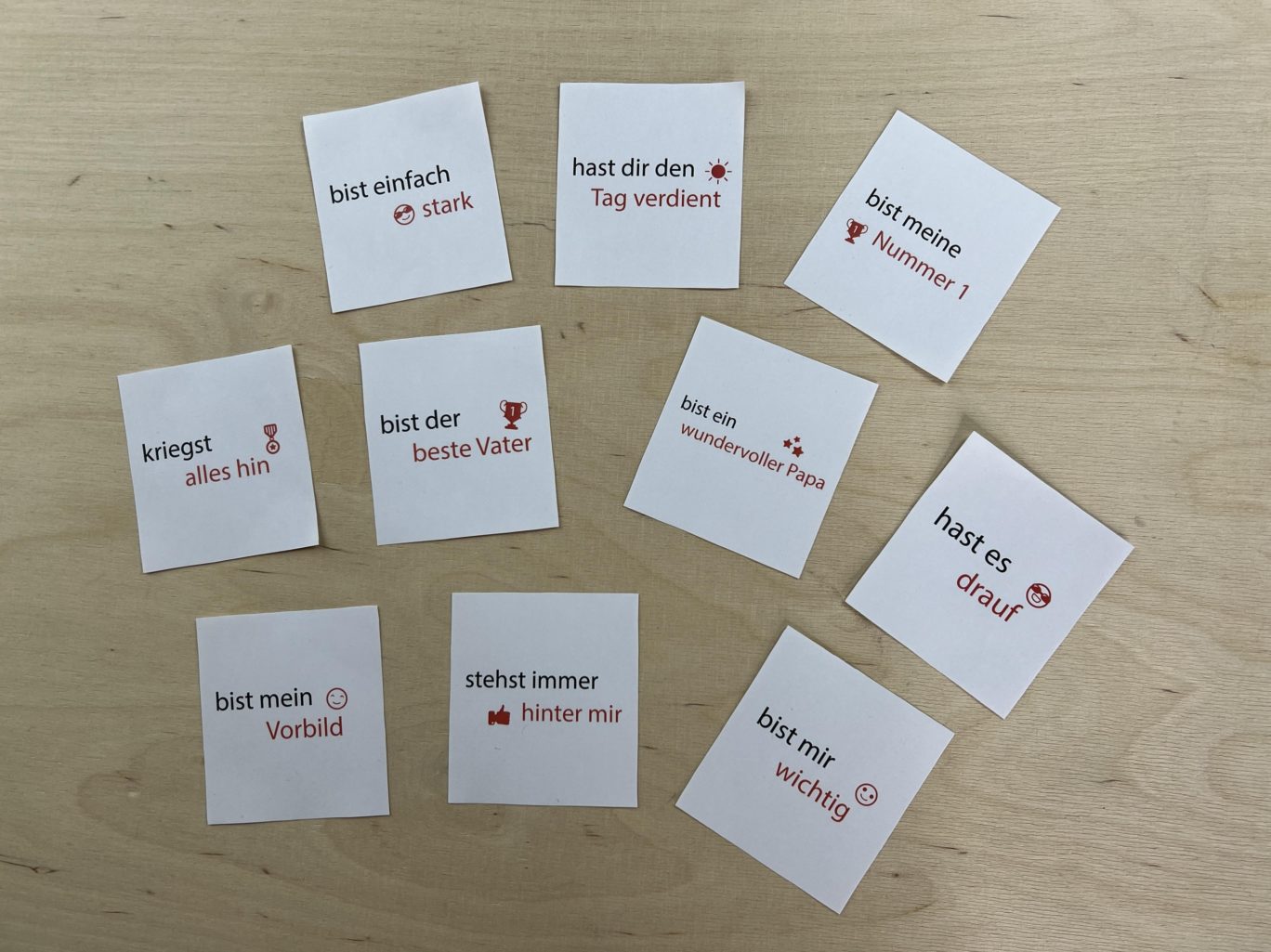 Duplo Banderolen Vatertag - DIY-Family