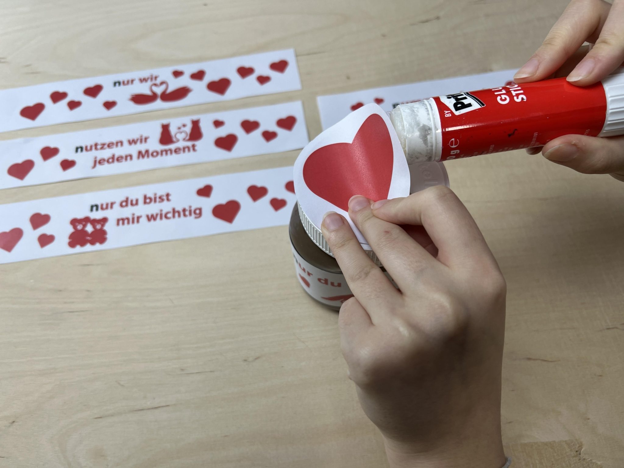 Süße Geschenkidee – Nutella Banderolen - DIY-Family