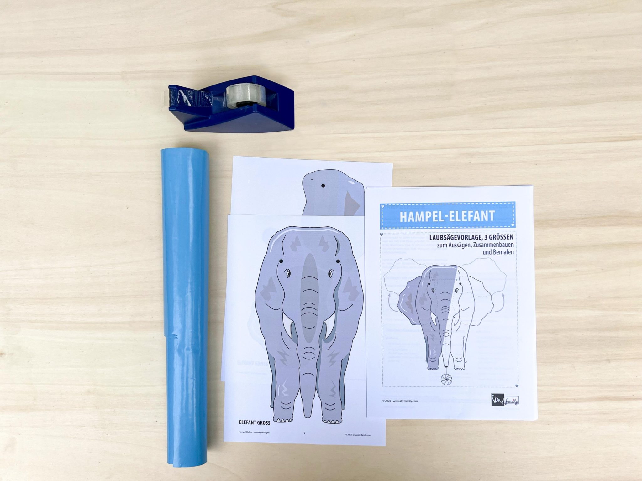 Laubsäge Hampel-Elefant - DIY-Family