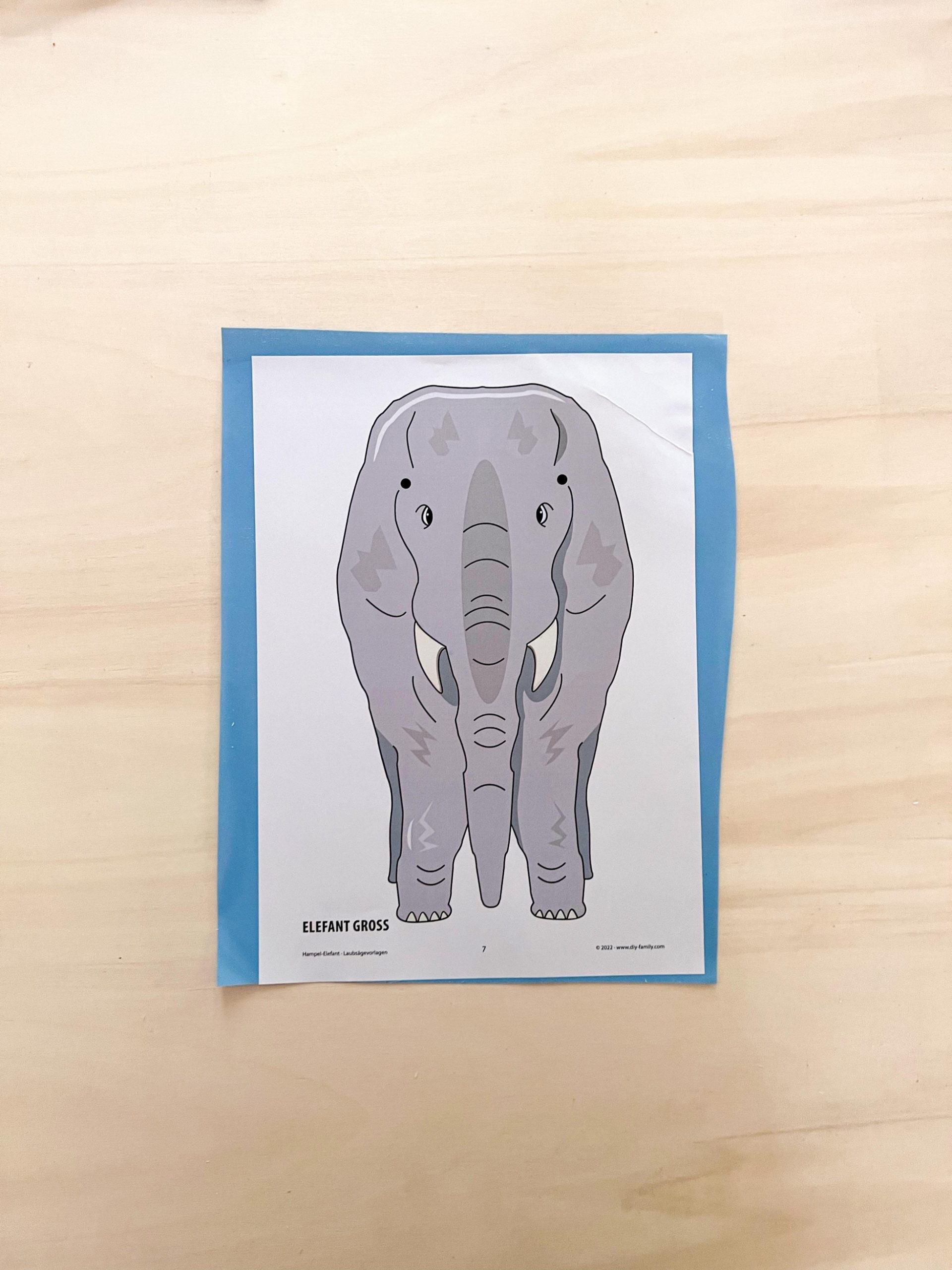 Laubsäge Hampel-Elefant - DIY-Family