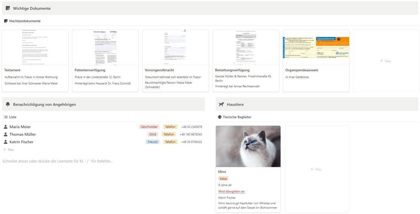 Digitale Notion-Planer: Vorsorge leicht gemacht - DIY-Family